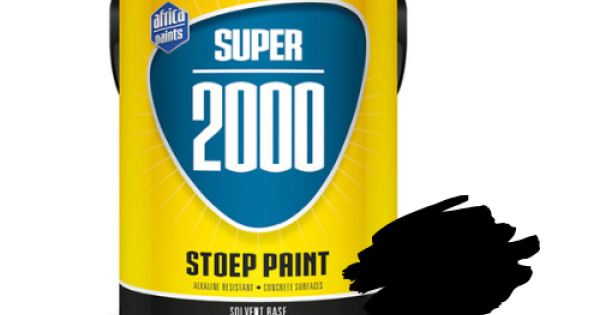 AP - Stoep Enamel - Black - 5LT | Durable Gloss Enamel for Concrete Floors