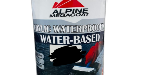 AP - Acrylic Waterproofing - Black - 5LT | Durable Waterproof Coating