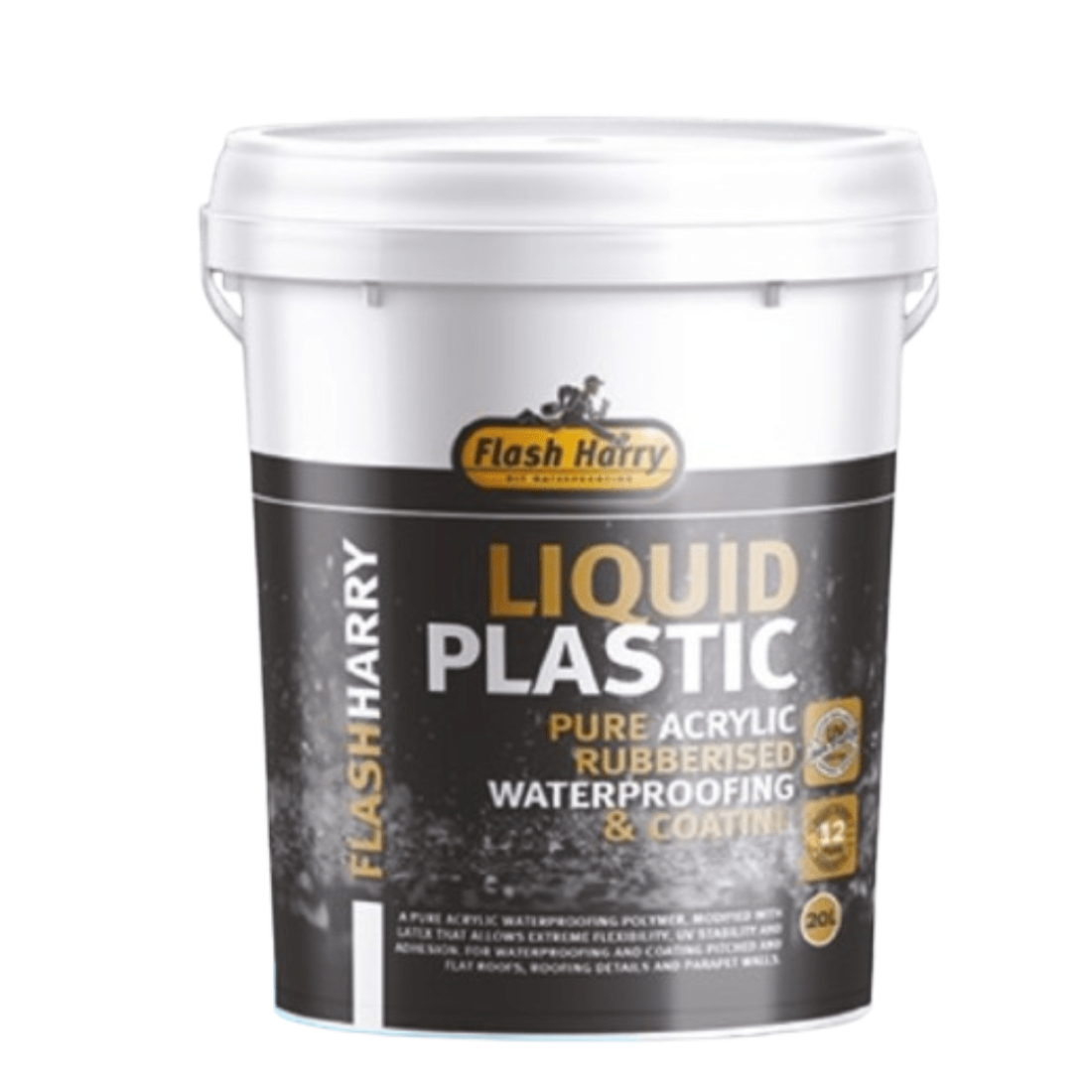 Flash Harry - Liquid Plastic Pure Acrylic Rubberised Waterproofing ...