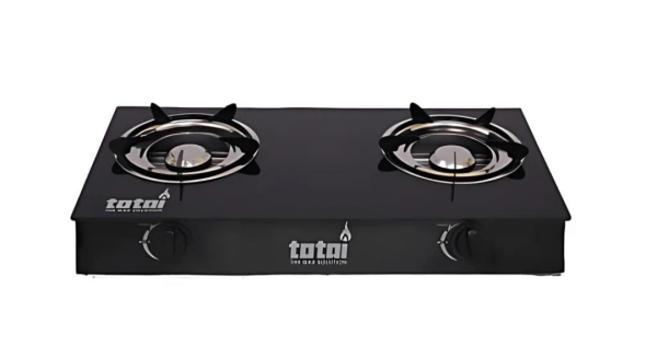 Totai - 2 Burner Gas Stove - A/I Glass - 26/013A