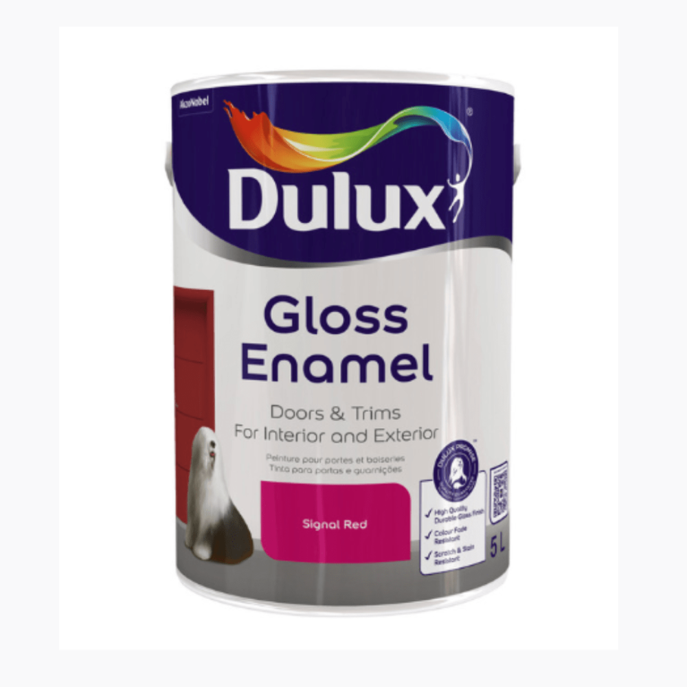 Dulux Gloss Enamel Signal Red 5L
