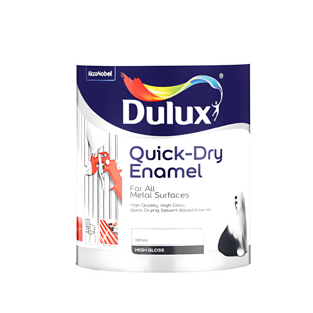 Dulux - Quick Dry - Enamel - White - 5L