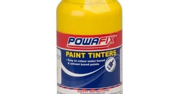 Powafix - Paint Tinters - 50ml - Assorted Colour - Bright Yellow