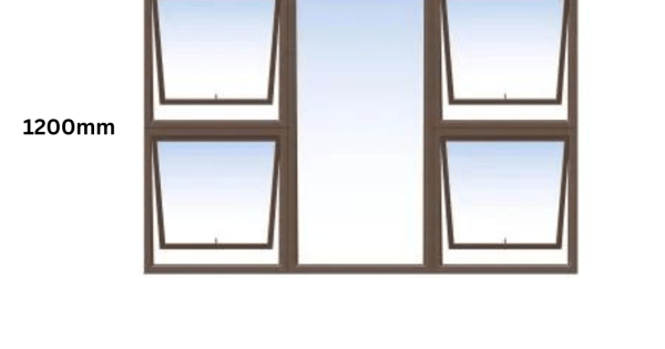 Aluminium - SABS - Window Top Hung - P4T1212