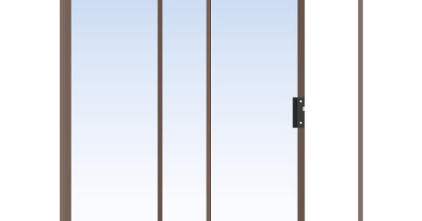 Aluminum - Econo - Sliding Door - Bronze - 1.8m x 2.1m