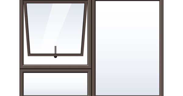 Aluminum - SABS - Window - Top Hung - PT129