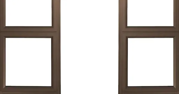 Aluminum - Window - Top Hung - 1800mm x 1500mm Bronze Double P4T1815 (SABS)