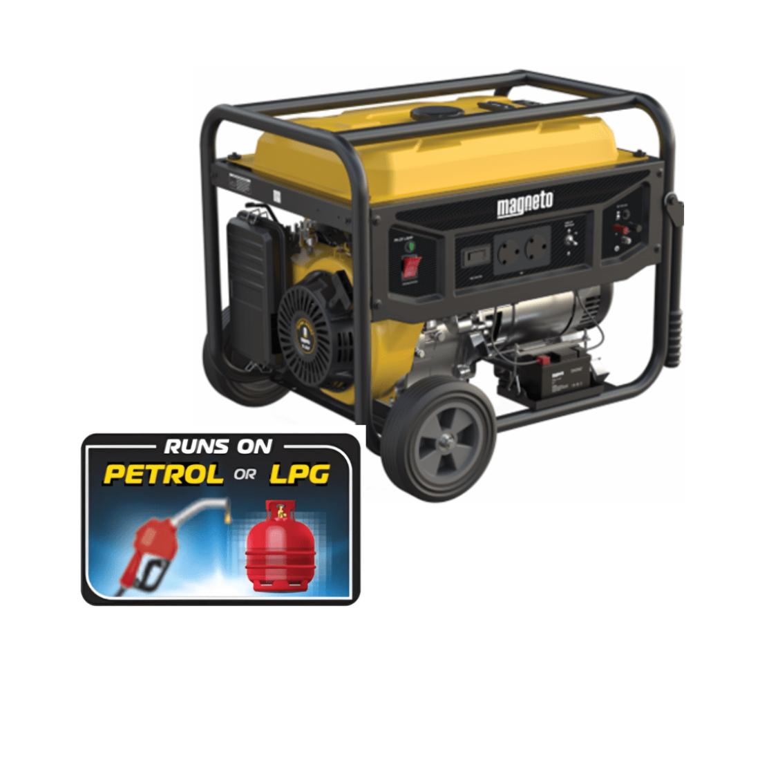 Tevo - Magneto - 6kW Dual-Fuel Generator (DBK703)