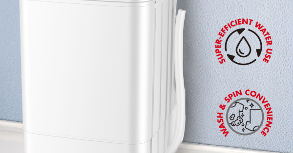 Bennett Read 7KG Sponono Washing Machine | Compact Efficient Laundry