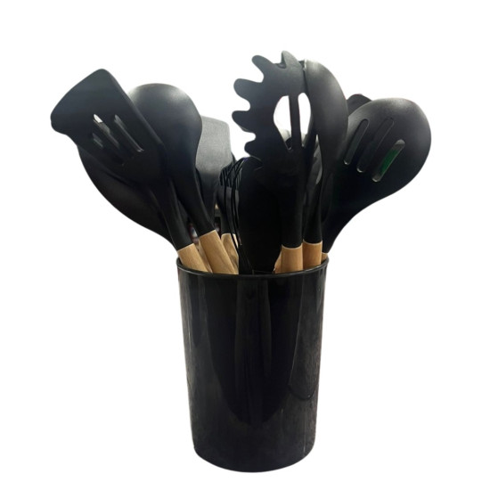 Spatula Set 12 Piece - Assorted Colour - Take me Home - Round Bucket ...