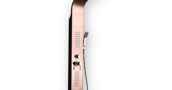 Shower Panel - Rose Gold - Livorno
